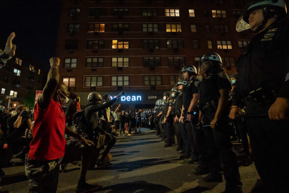 Fires and looting in Soho as protests continues - Pavement Pieces