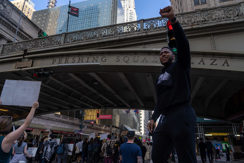 City protests ebb and flow from solidarity to a war zone - Pavement Pieces