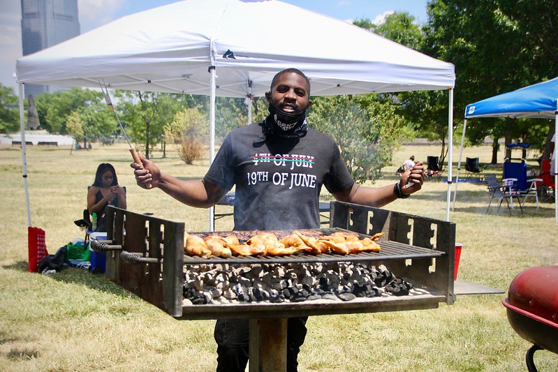 Juneteenth picnic in Jersey City - Pavement Pieces