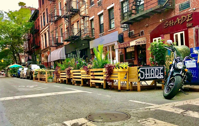 A typical afternoon at Shade Bar NYC - Pavement Pieces