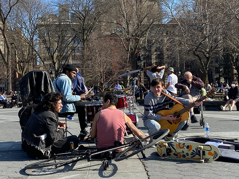 A taste of spring in Washington Square Park - Pavement Pieces