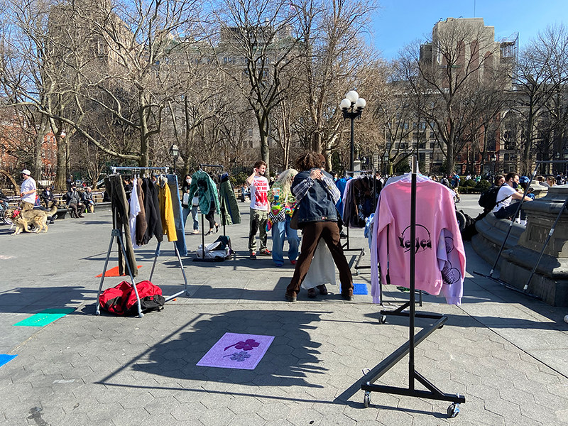 A taste of spring in Washington Square Park - Pavement Pieces