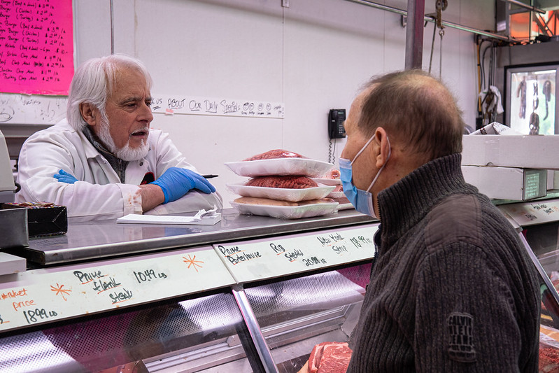 The “Old Fashion Butcher Shop” - Pavement Pieces